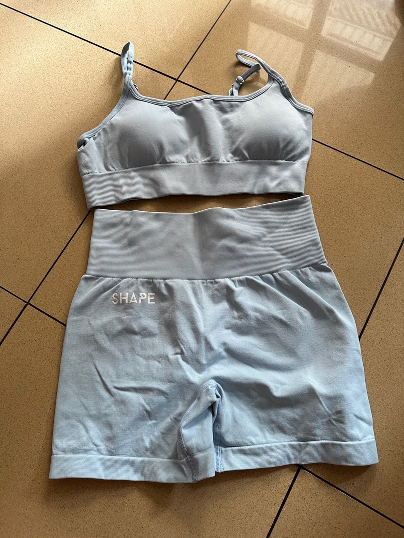 Shape Active set in Sky Blue, Women's Fashion, Activewear on Carousell