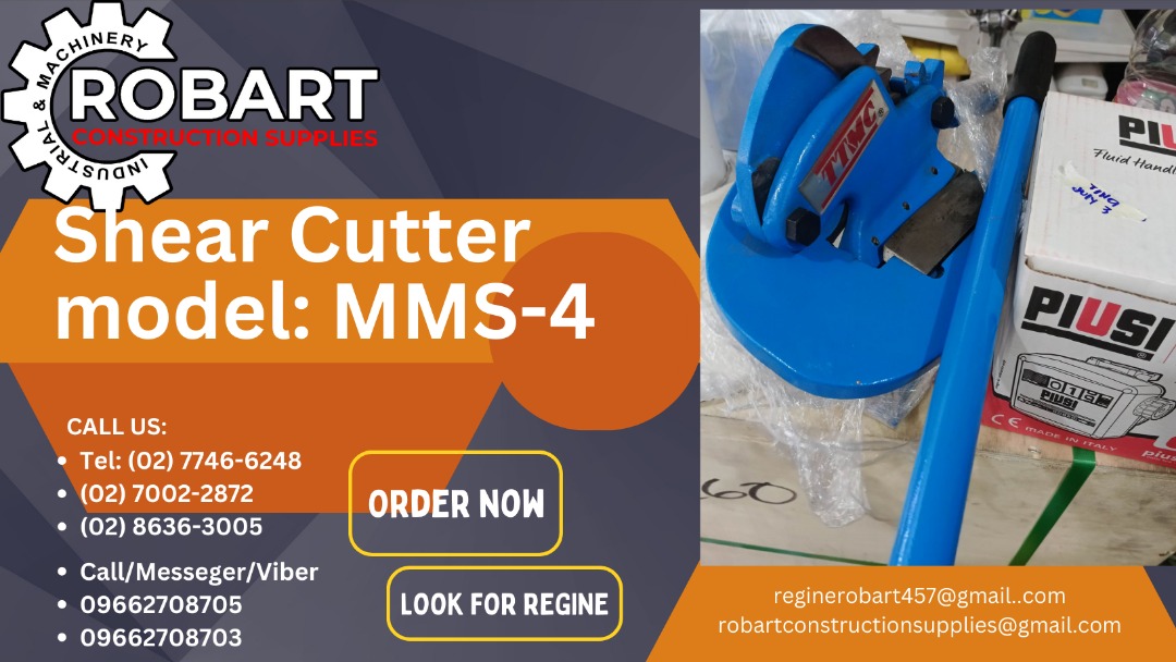 Shear Cutter model: MMS-4, Commercial & Industrial, Construction Tools ...