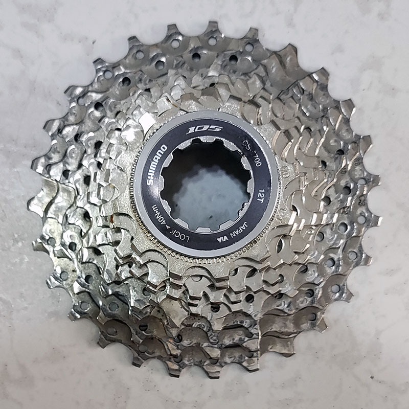 Shimano 105 CS-5700 10 speed cassette (12-27T), Sports Equipment ...