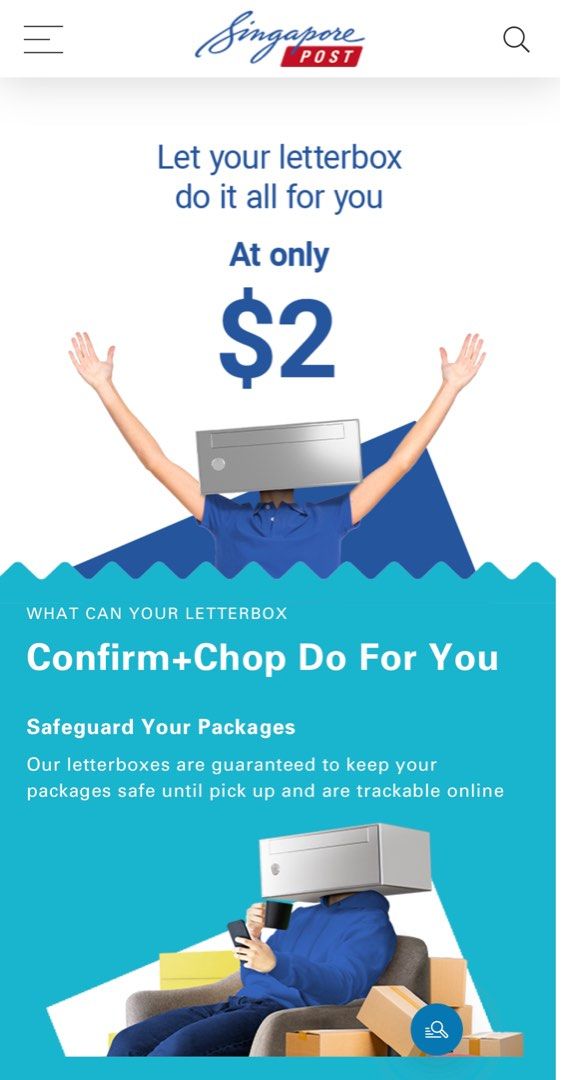 SingPost Revised Package Rate, Announcements on Carousell