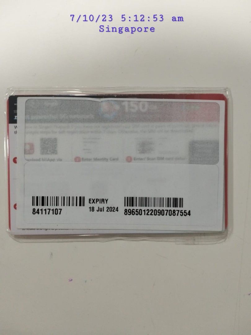 Singtel taikong card, Mobile Phones & Gadgets, Mobile & Gadget ...