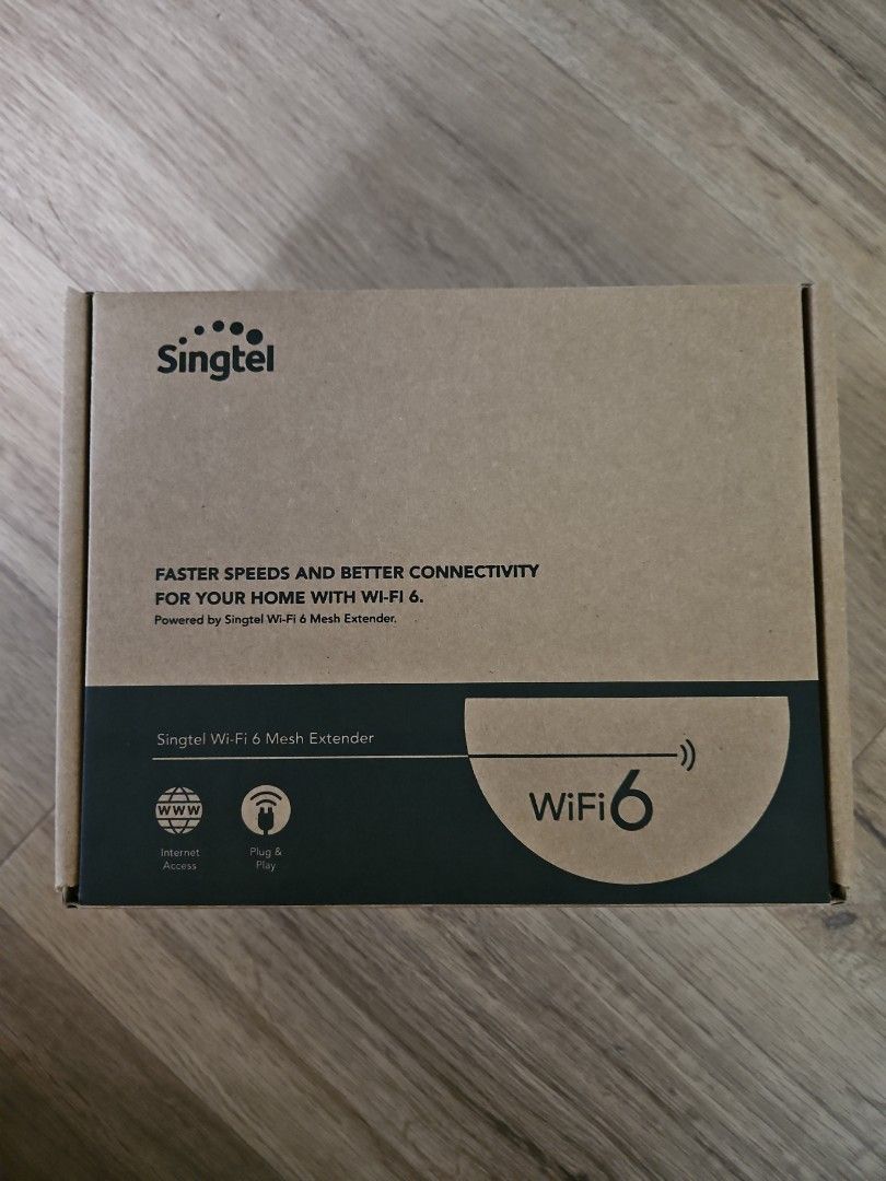 Singtel Wi-Fi 6 Mesh Extender, Computers & Tech, Parts & Accessories ...
