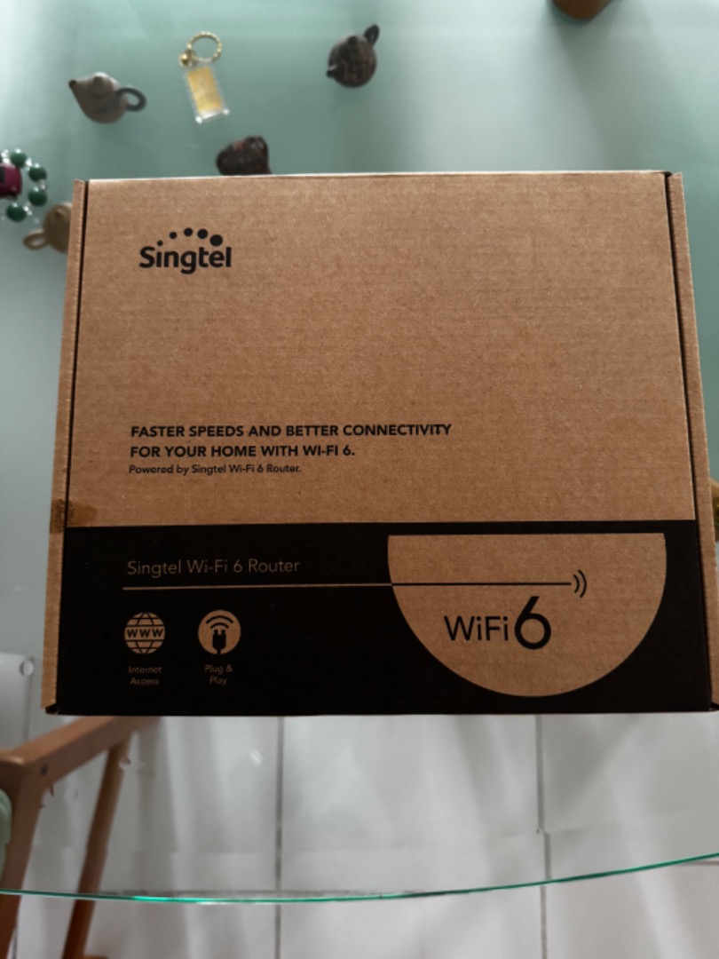 SingTel WiFi 6 router, Computers & Tech, Parts & Accessories ...