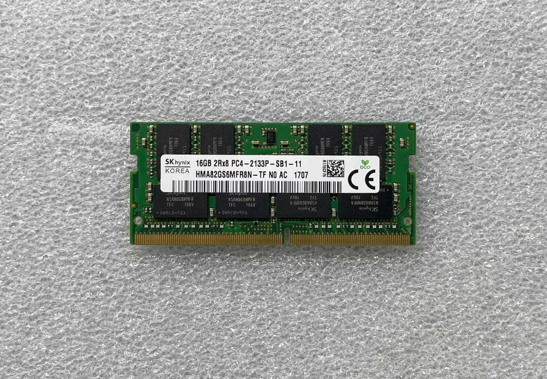 SK HYNIX KOREA SO-DIMM 16GB 2RX8 PC4-2133P-SB1-11 HMA82GS6MFR8N ...