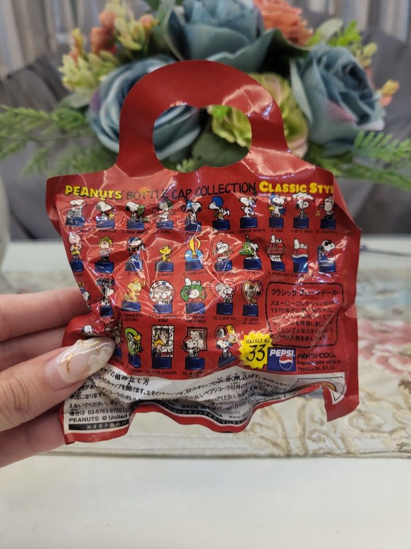 Snoopy Pepsi Bottle Caps Collection Random Display, Hobbies & Toys ...