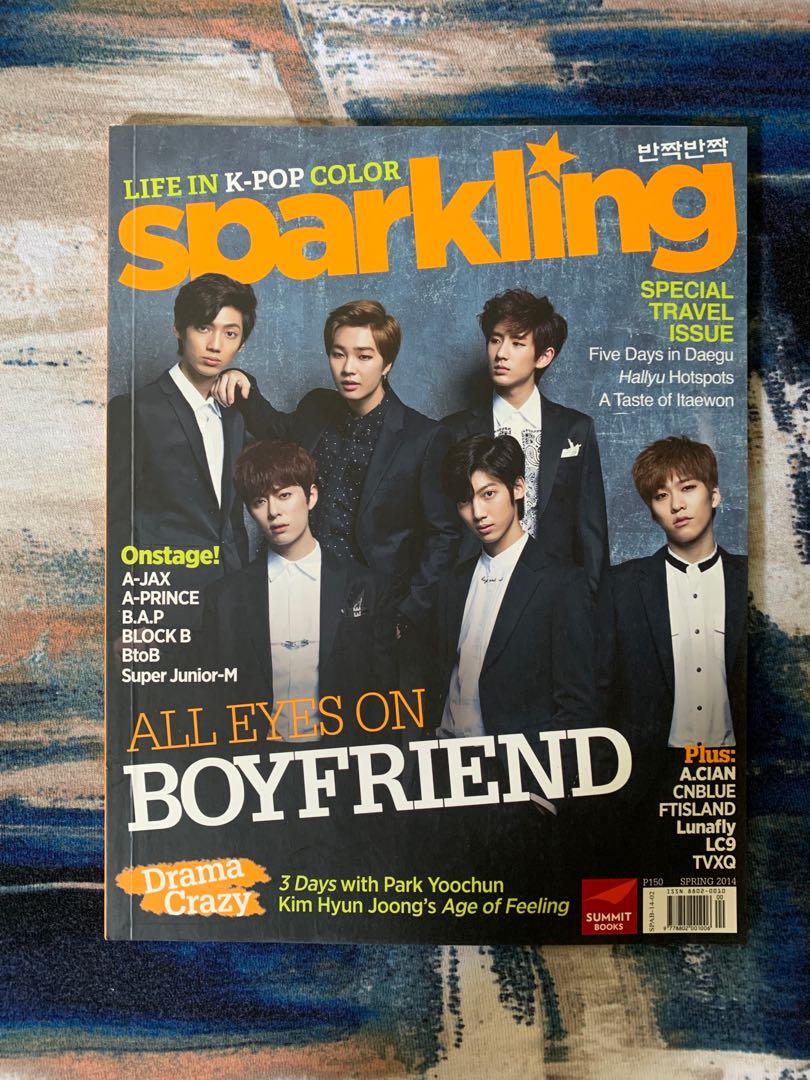 Sparkling K-pop Magazine Boyfriend Super Junior-M (flip covers ...