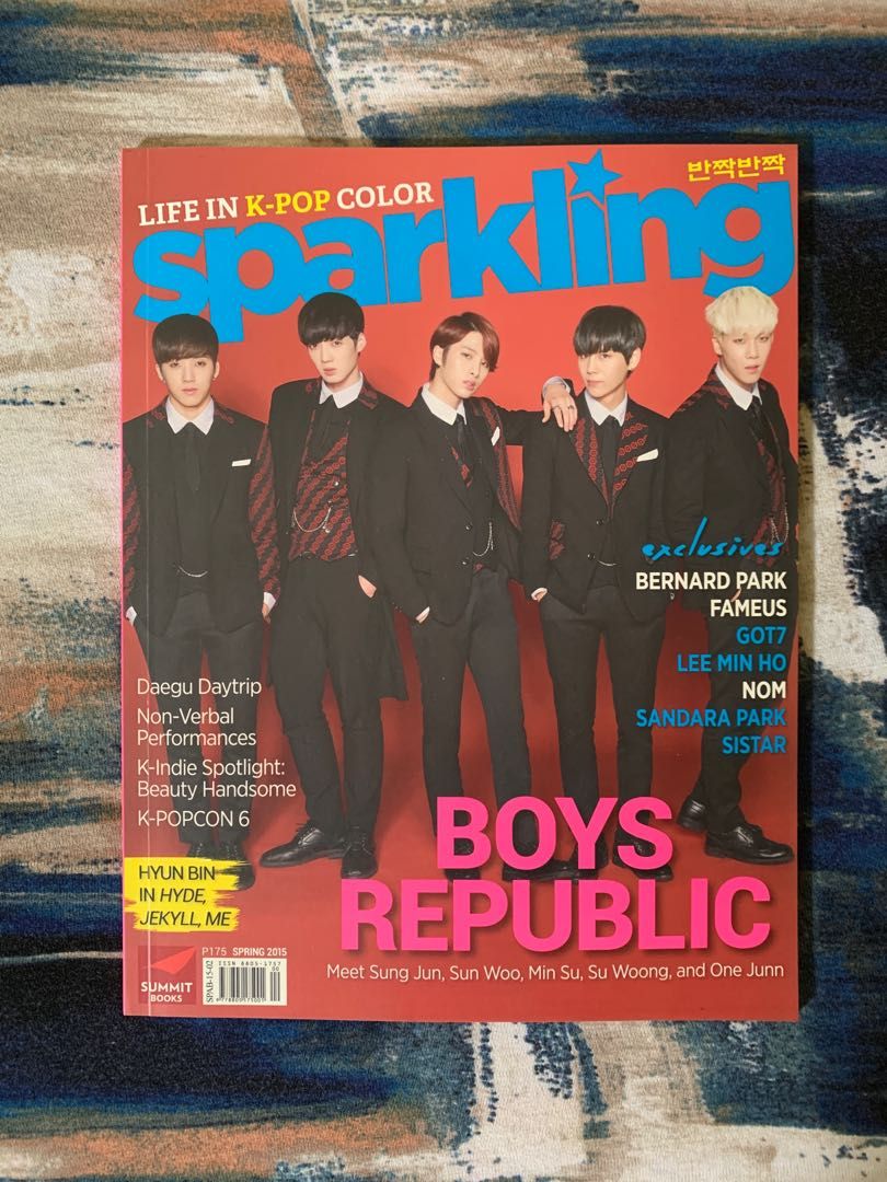 Sparkling K-pop Magazine Boys Republic GOT7 (flip covers), Hobbies ...