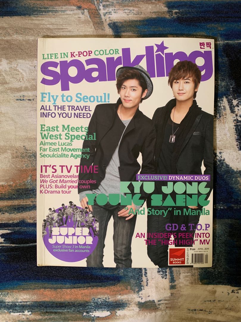 Sparkling K-pop Magazine Kyu Jong Young Saeng 2NE1 (flip covers ...