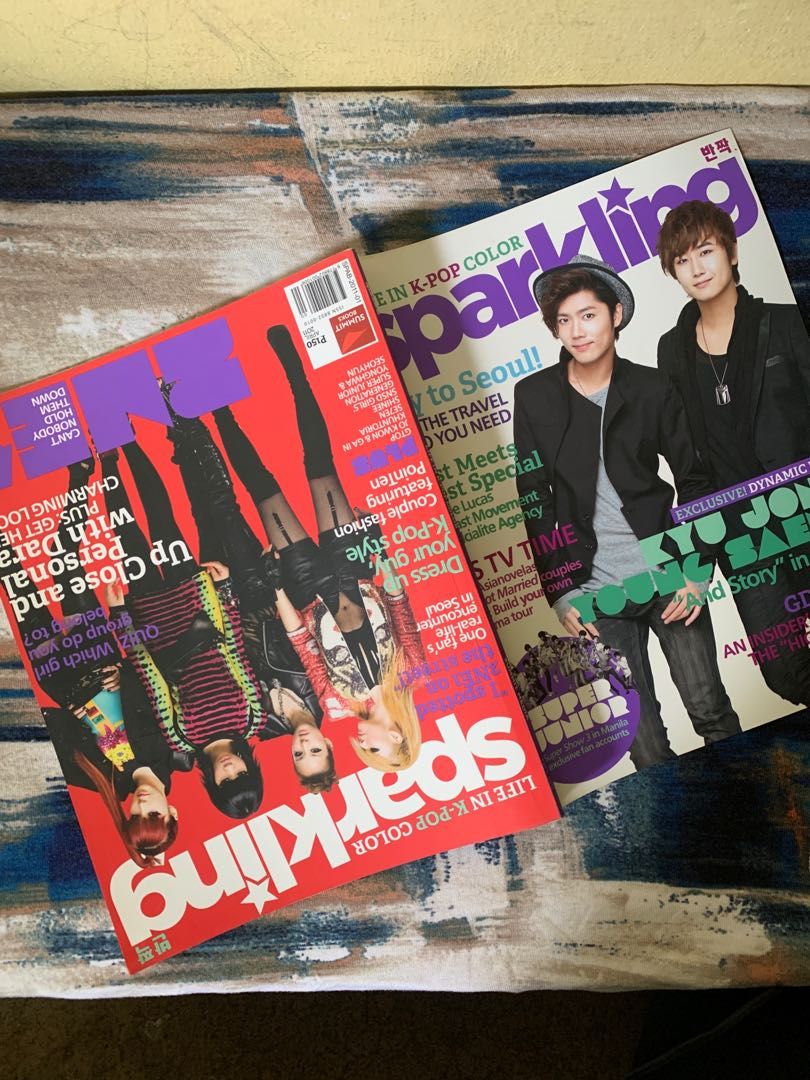 Sparkling K-pop Magazine Kyu Jong Young Saeng 2NE1 (flip covers ...