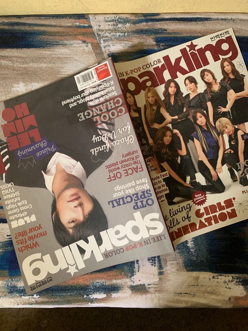 Sparkling K-pop Magazine Girls’ Generation Lee Min Ho (flip covers ...