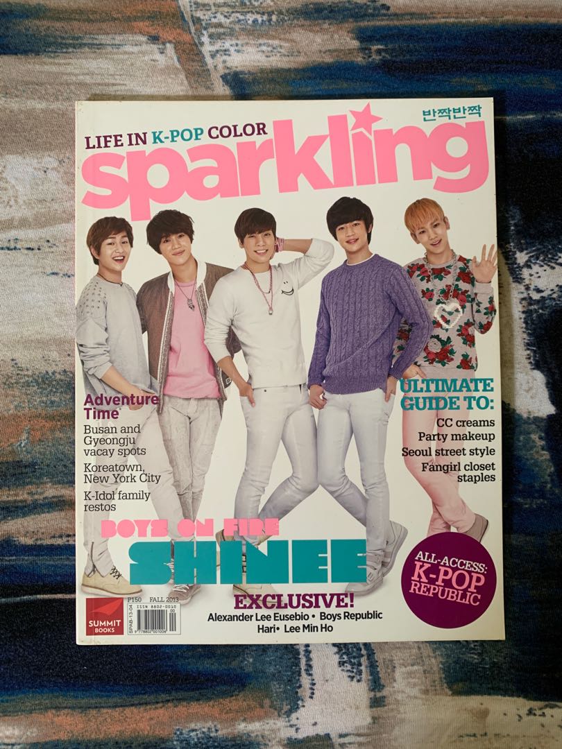 Sparkling K-pop Magazine SHINee EXO (flip covers), Hobbies & Toys ...