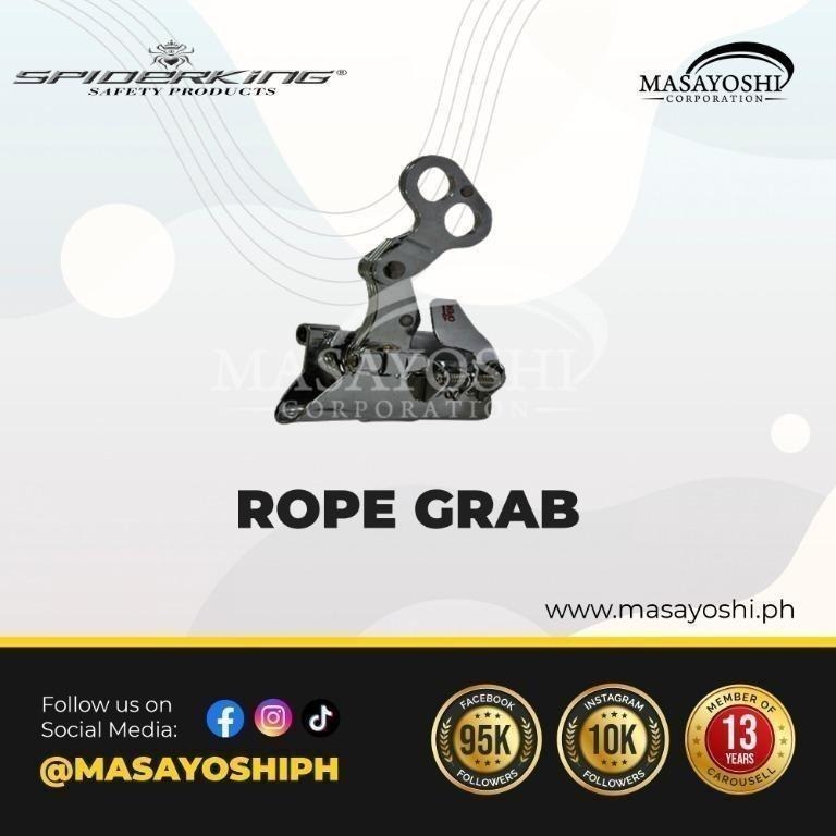 SPIDERKING® Rope Grab – Wing Type | Fall Protection | Safety Equipment ...