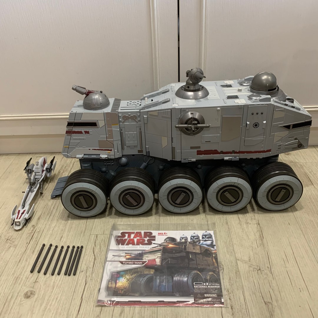 Star Wars Clone Wars Turbo Tank (Electronics working), Hobbies & Toys ...