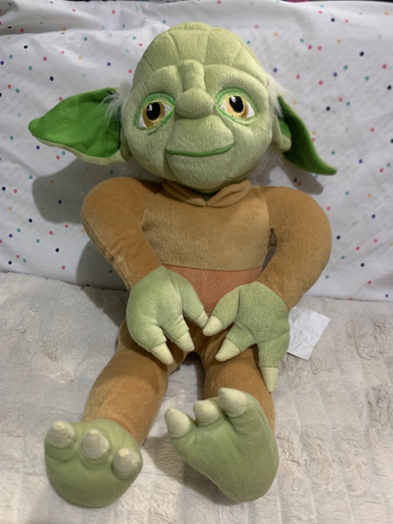 Star Wars Disney Yoda Plush, Hobbies & Toys, Toys & Games on Carousell