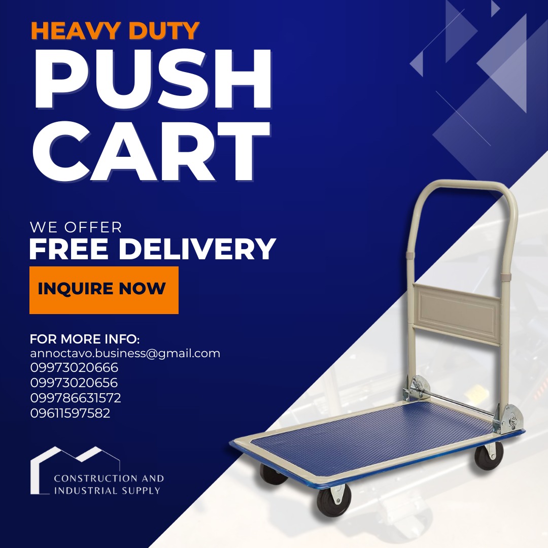 Steel Push Cart | Plastic Push Cart | Aluminum Push Cart ...