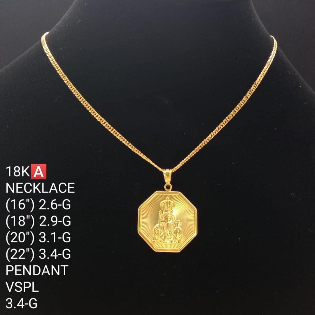Sto Niño Pendant Necklace, Women's Fashion, Jewelry & Organizers ...