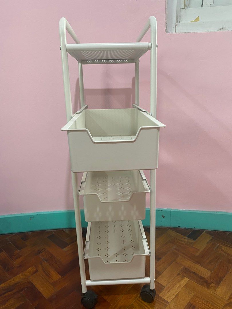 Storage Organizer Pull-out Trolley, Furniture & Home Living, Home ...