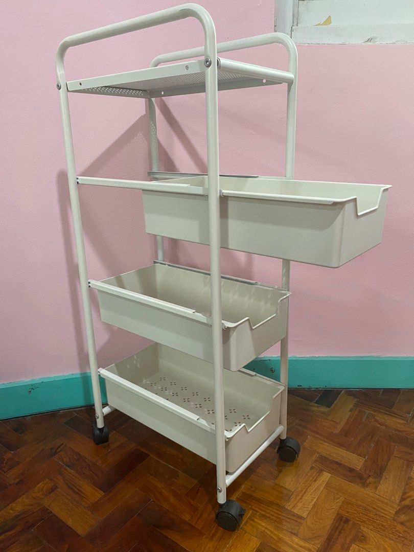 Storage Organizer Pull-out Trolley, Furniture & Home Living, Home ...