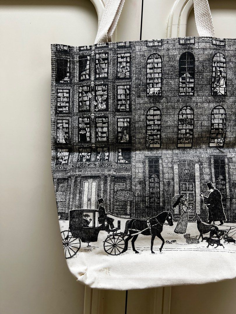 Strand Bookstore Canvas Tote, Women's Fashion, Bags & Wallets, Shoulder ...