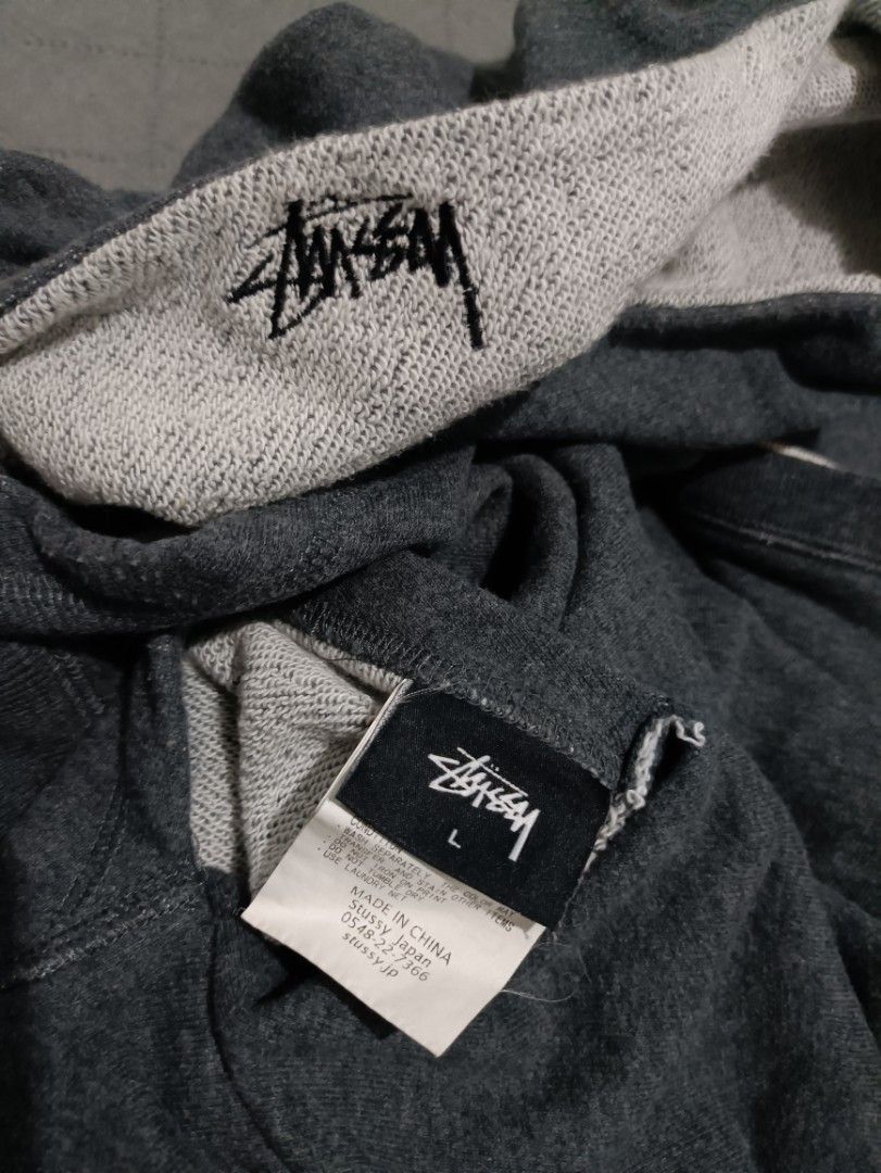 STUSSY with HOOD, Men's Fashion, Tops & Sets, Tshirts & Polo Shirts on ...