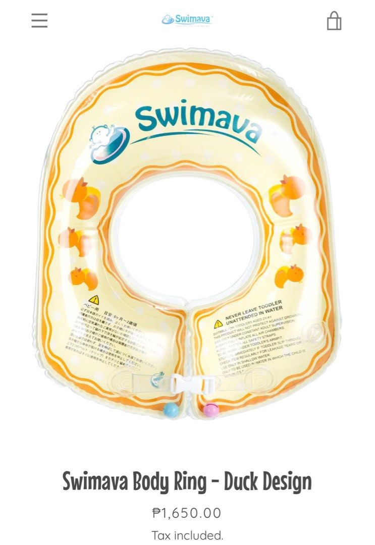 SWIMAVA Body Ring Floater, Babies & Kids, Infant Playtime on Carousell