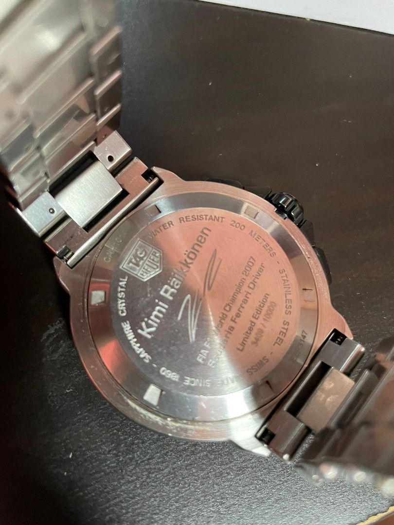 Tag Heuer Formula 1 Kimi Raikkonen Limited Edition, Luxury, Watches on ...