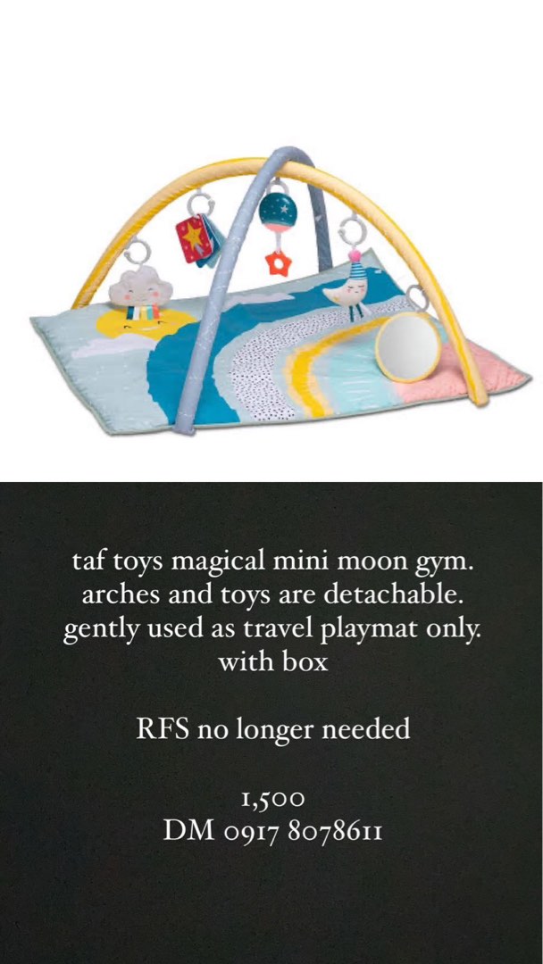 Taf Toys magical mini moon gym baby playmat, Babies & Kids, Baby ...