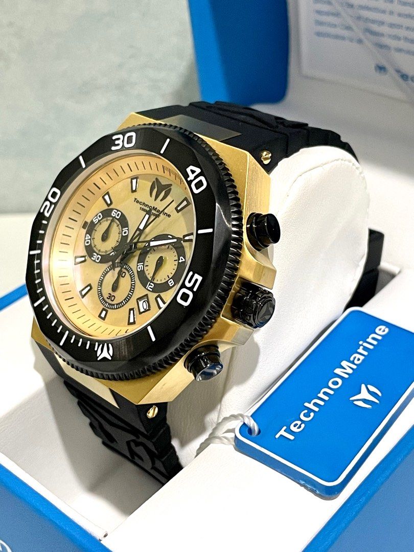 TechnoMarine Manta Ocean Men's Watch w/ Mother of Pearl Dial - 48mm ...