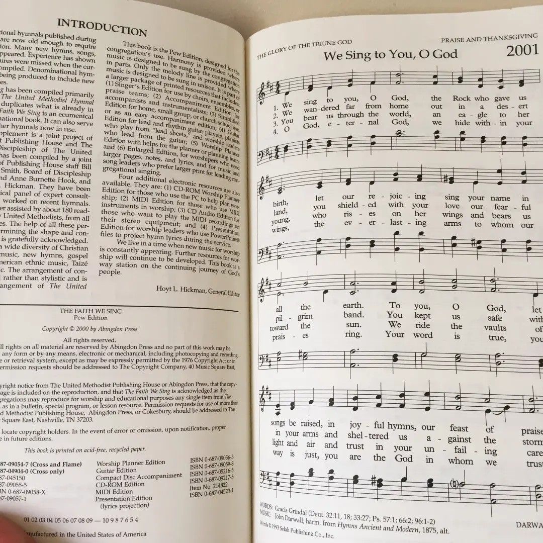The Faith We Sing Hymnal Hobbies And Toys Books And Magazines Religion