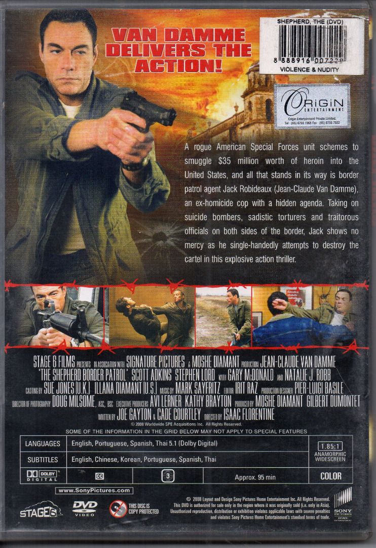 The Shepherd (Border Patrol) ***original dvd***, Hobbies & Toys, Music ...