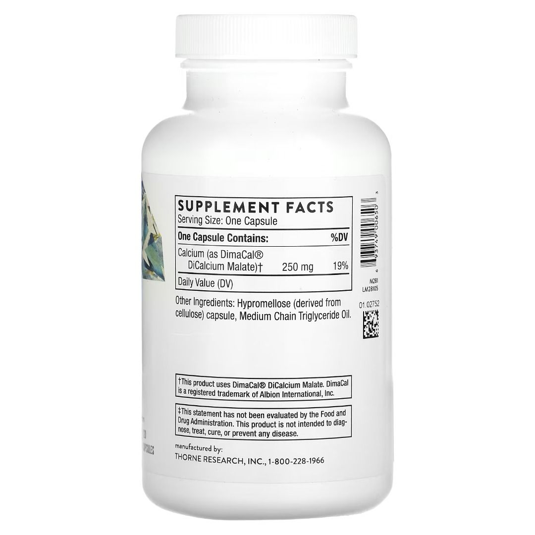 Thorne, Calcium, 120 Capsules, Health & Nutrition, Health Supplements ...