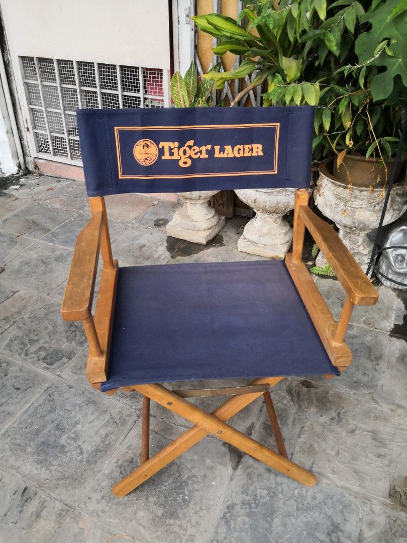 80's Tiger Beer Logo - Director Chair., Hobbies & Toys, Collectibles ...