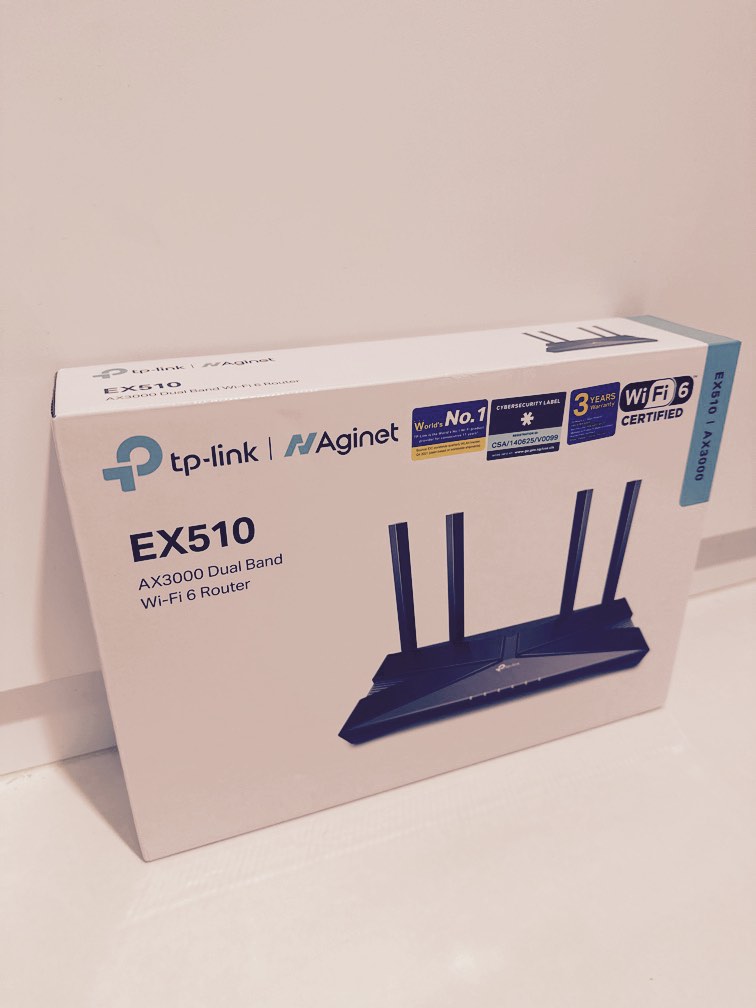 Tp-link EX510 AX3000 Dual Band WiFi Router, Computers & Tech, Parts ...