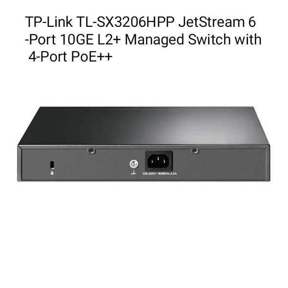 ⭐TP-Link TL-SX3206HPP JetStream 6-Port 10GE L2+ Managed Switch with 4 ...