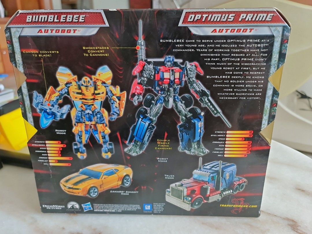 Transformers Optimus Prime & Bumblebee, Hobbies & Toys, Toys & Games on ...