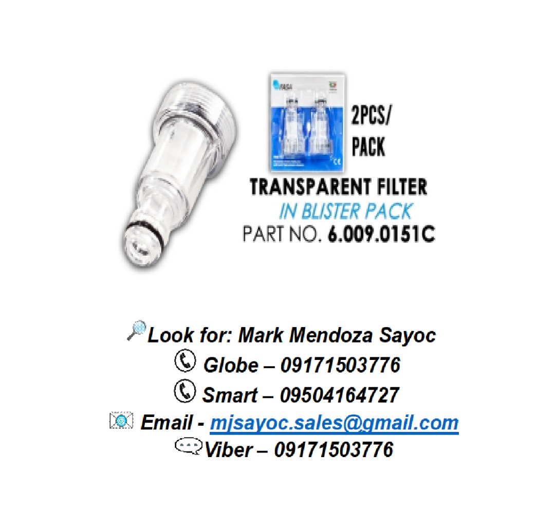 TRANSPARENT FILTER, Commercial & Industrial, Construction Tools ...
