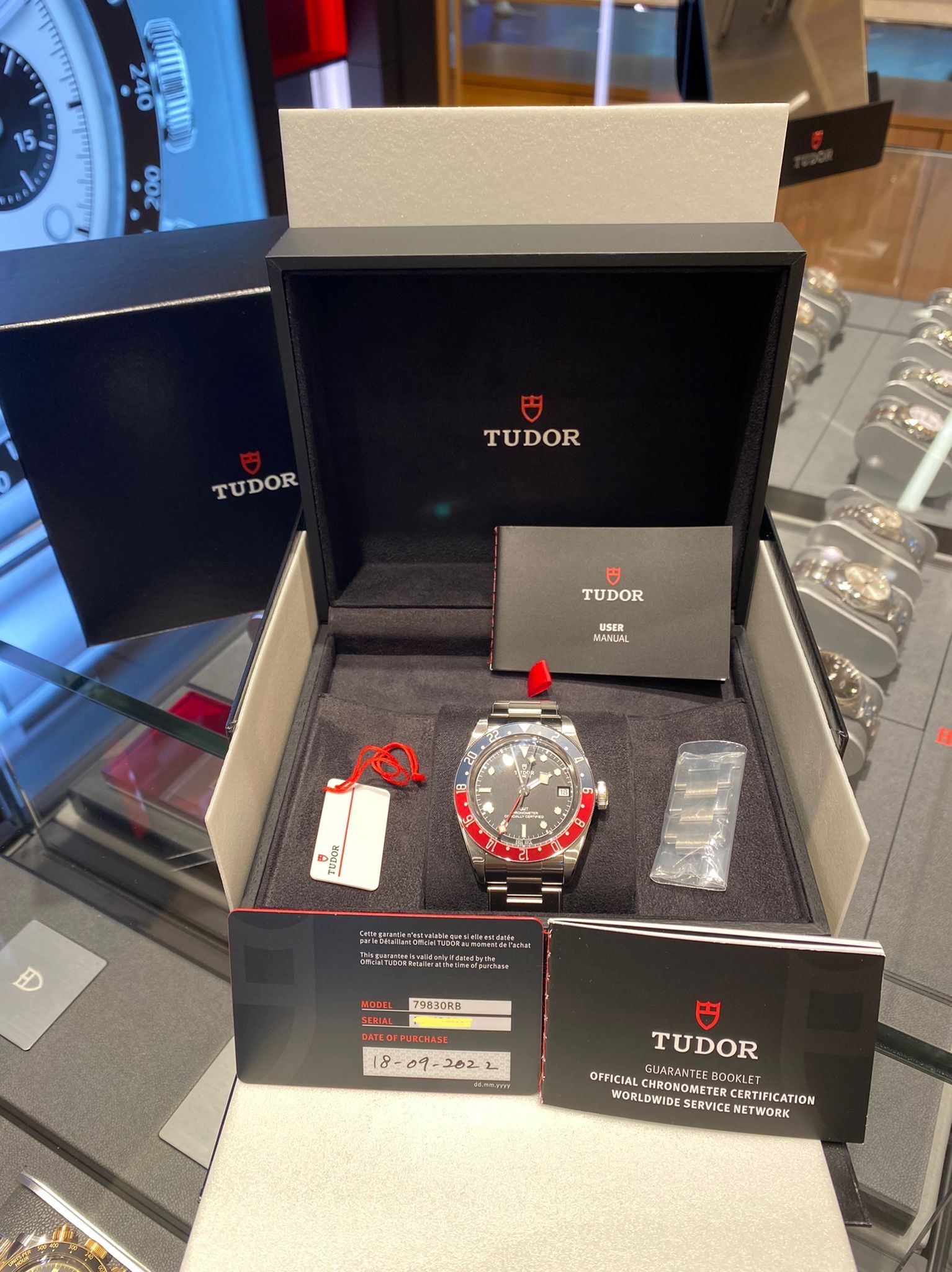 Tudor pepsi full set, Luxury, Watches on Carousell