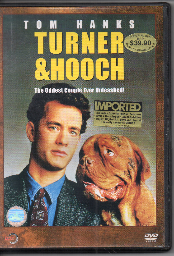 Turner & Hooch ***original dvd***, Hobbies & Toys, Music & Media, CDs & DVDs on Carousell