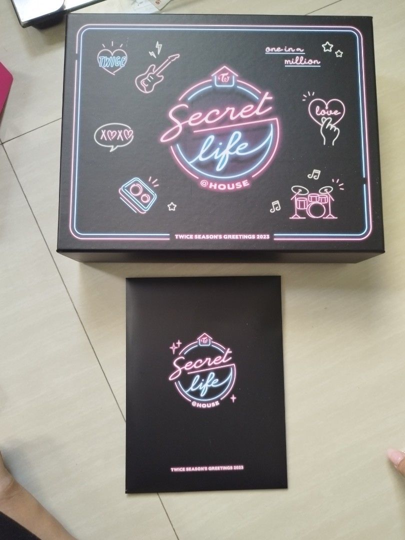 TWICE OFFICIAL DIARY AND OUTBOX (SEASON'S GREETINGS 2023 SECRET LIFE ...
