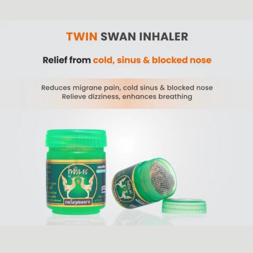 [Twin Swan] Hong Khoo Pure Herb Inhaler, Health & Nutrition, Assistive ...