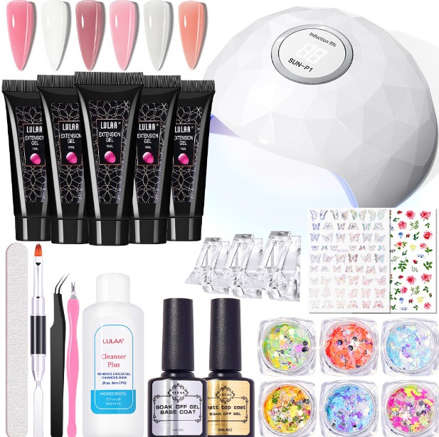 TZ-N057 Nail Polish Polygel Set (H0716), Beauty & Personal Care, Hands ...