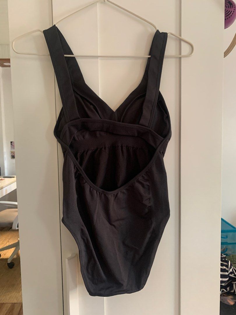 Uniqlo gray one piece swimwear bikini, Women's Fashion, Swimwear ...