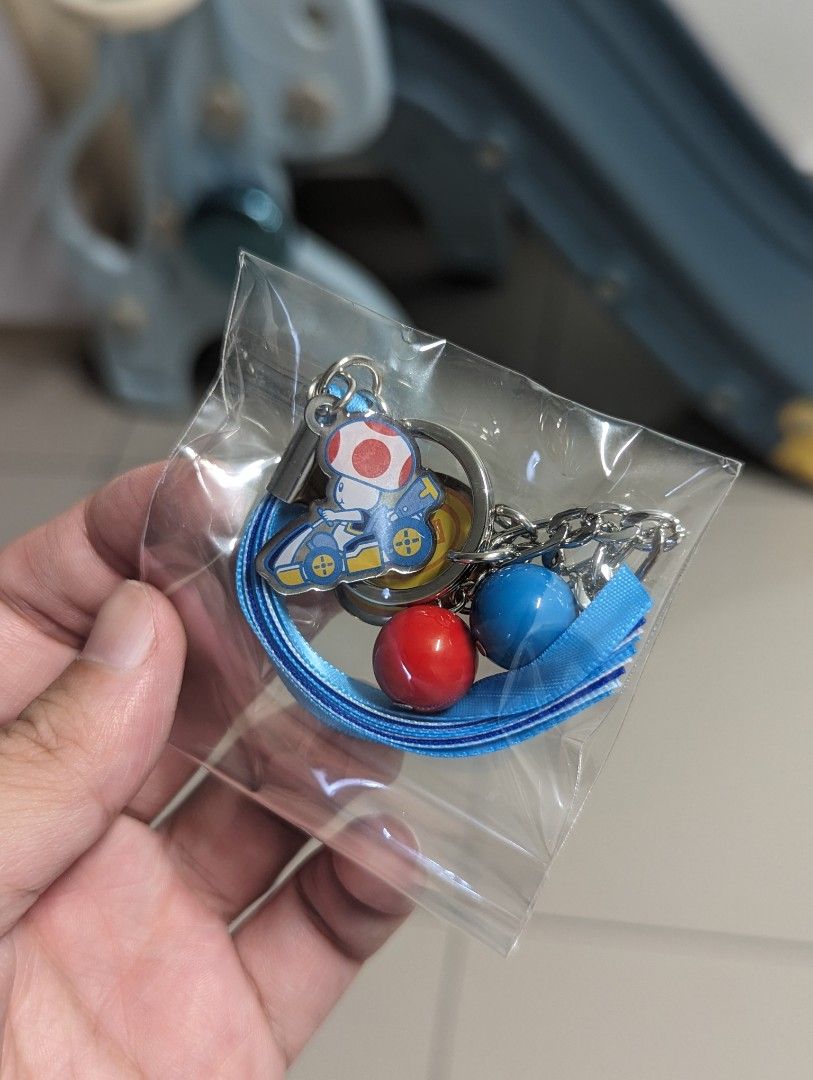 Universal studios japan Nintendo super Mario toad key chain mariokart ...
