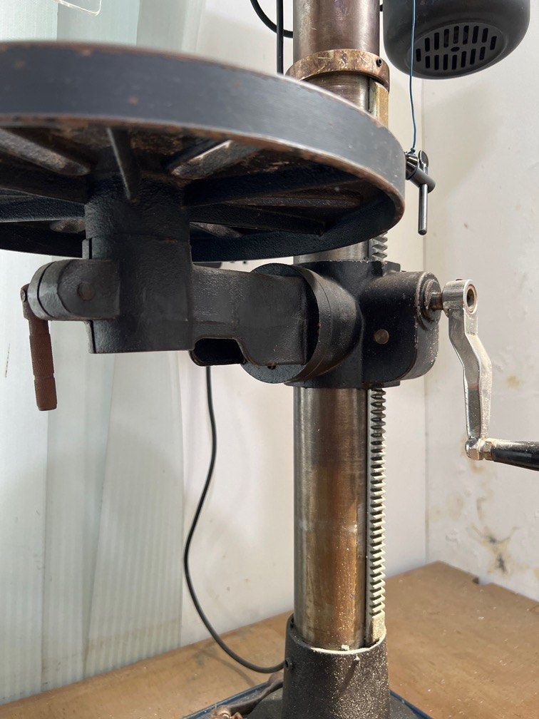 Used industrial drill press, Furniture & Home Living, Home Improvement ...