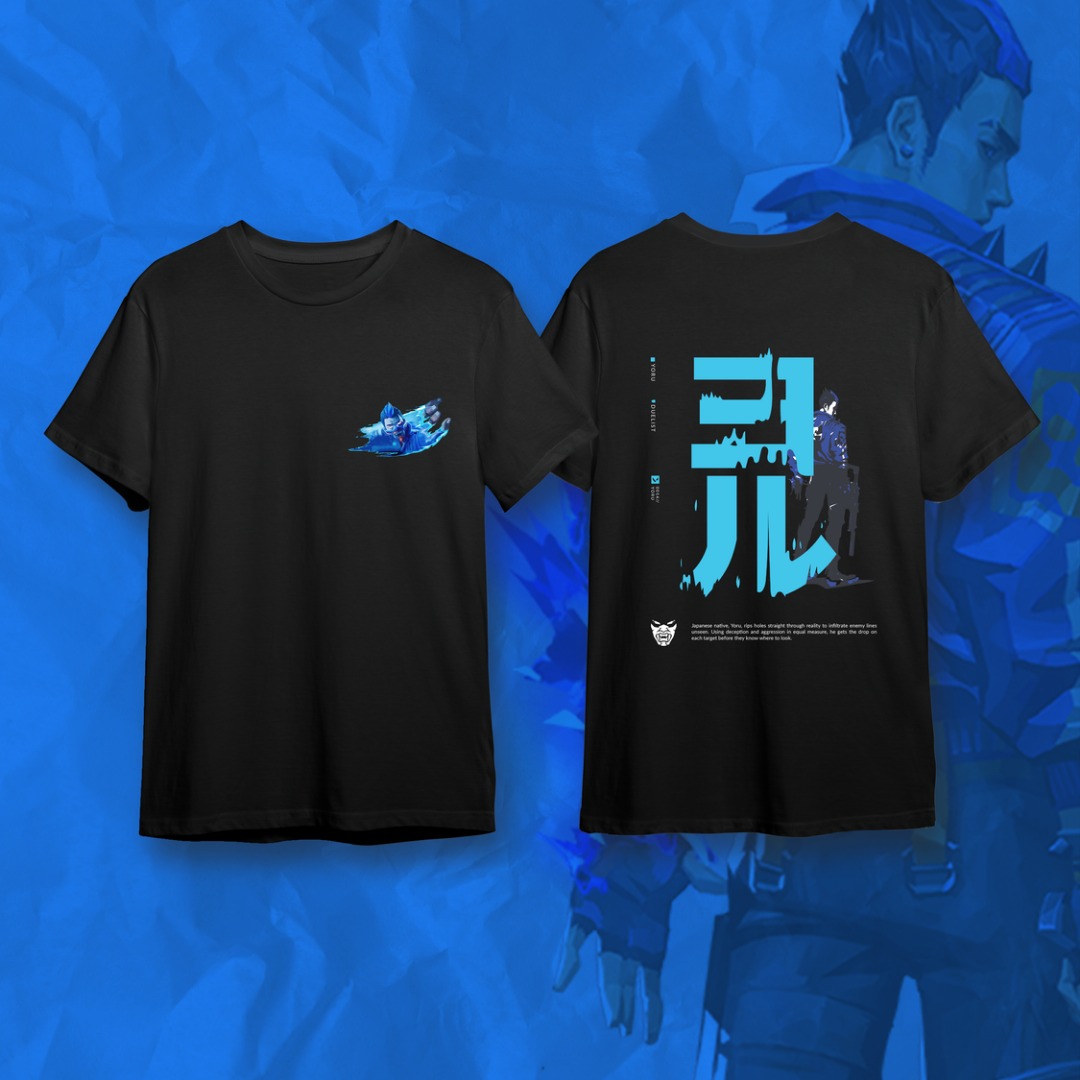 VALORANT Tshirt Yoru, Men's Fashion, Tops & Sets, Tshirts & Polo Shirts ...