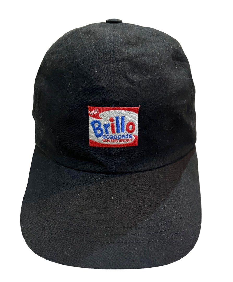 VINTAGE CAP ANDY WARHOL OFFICIAL BRILLO LOGO EMBROID ADJUSTABLE BACK ...