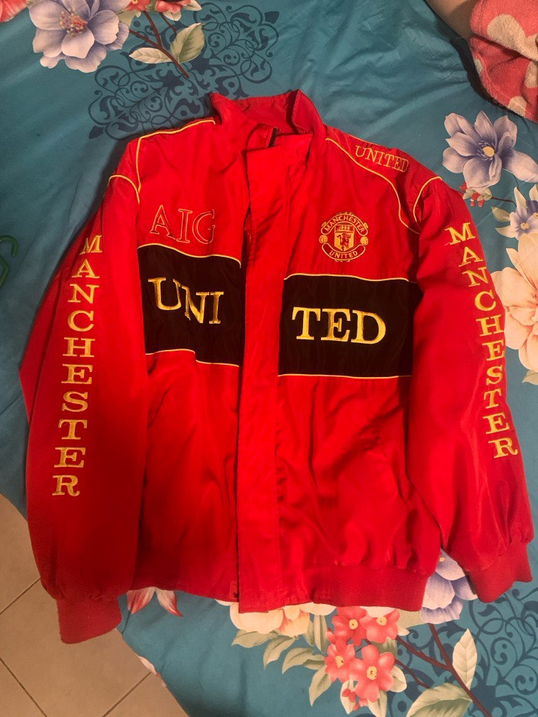 Vintage Manchester United Jacket, Men's Fashion, Coats, Jackets and ...