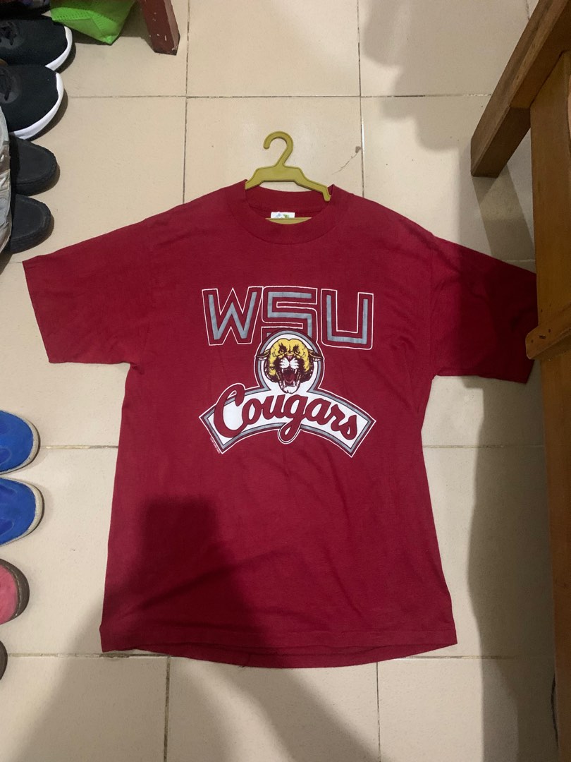 VINTAGE RARE WSU (WASHINGTON STATE UNIVERSITY) COLLEGE FOOTBALL TEE ...