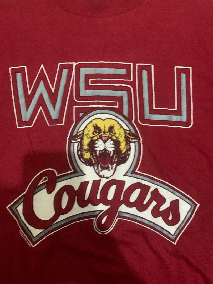VINTAGE RARE WSU (WASHINGTON STATE UNIVERSITY) COLLEGE FOOTBALL TEE ...