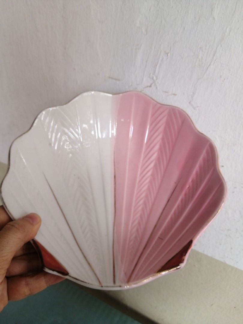 Vintage Seashell Shape Bowls Japan, Furniture & Home Living, Kitchenware & Tableware, Dinnerware ...
